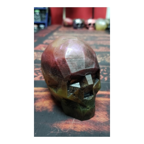 Calavera Geométrica De Resina Maciza - CALAVERAS